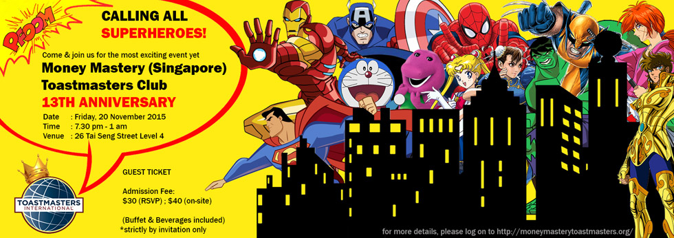 Superheroes Themed 13th Anniversary Celebrations & Networking Event of ...